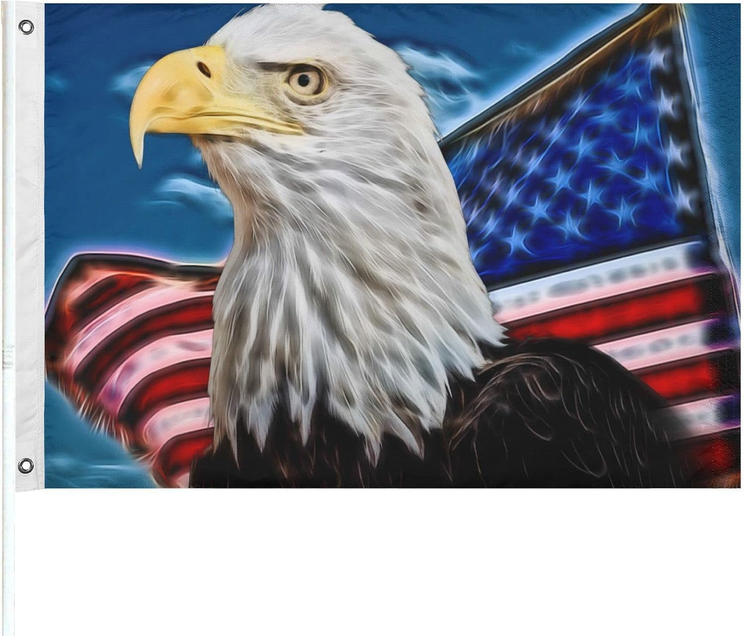 American Flag Outdoor Garden Flag for Outside Funny Flags with Vibrant ...