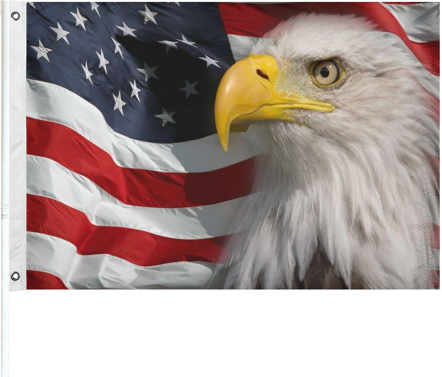 American Flag Outdoor Hawk Garden Flag for Outside Funny Flags with ...