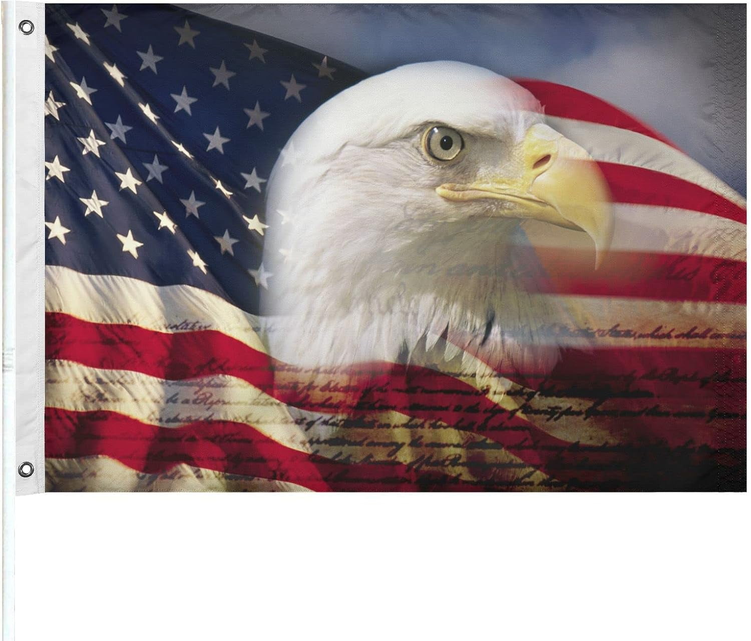 American Flag Outdoor Hawk Garden Flag for Outside Funny Flags with ...