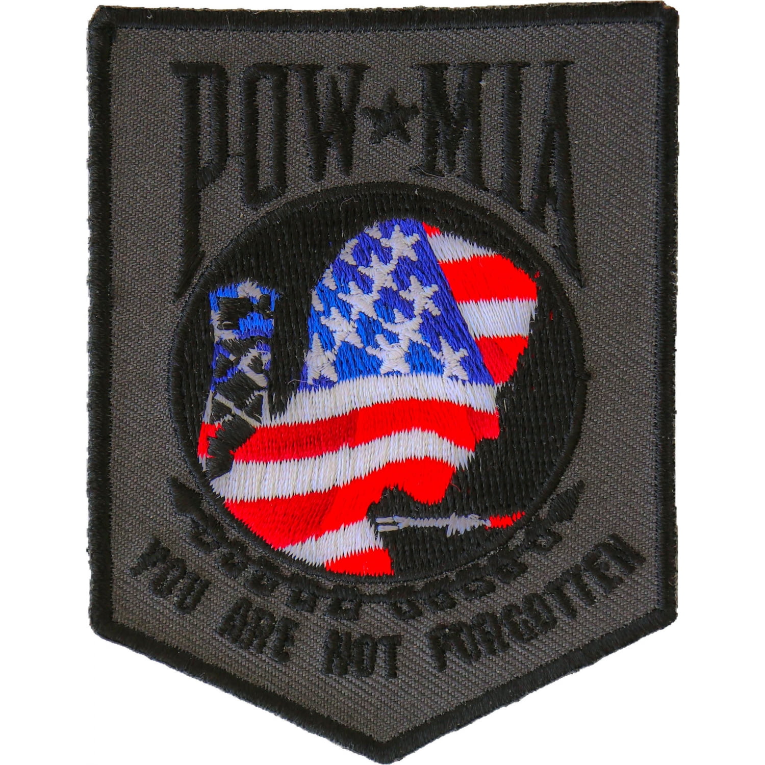 American Flag POW MIA Patch - Walmart.com