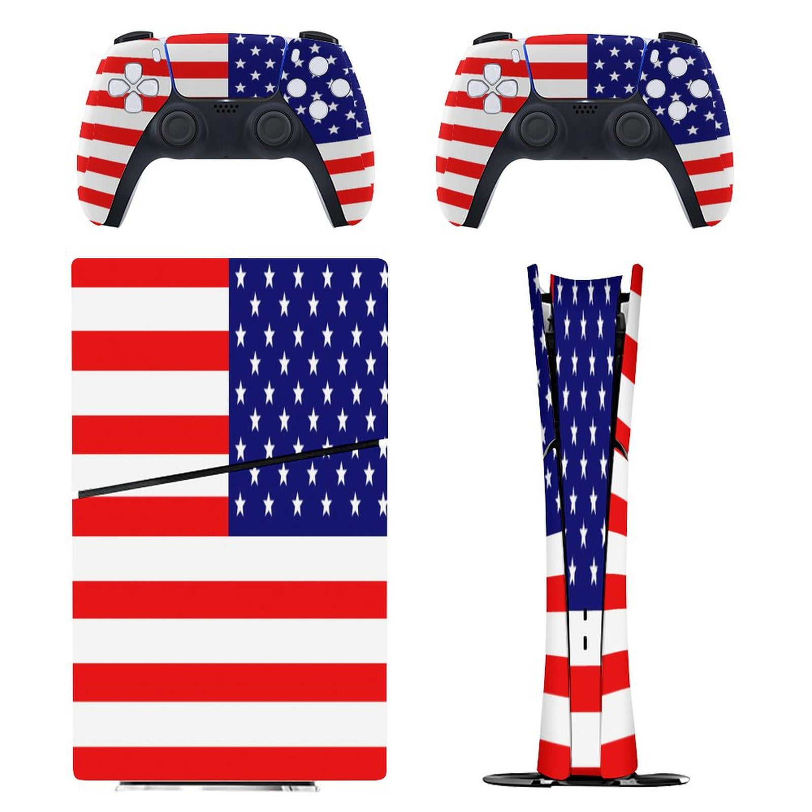 American Flag PS5/PS5 Pro/PS5 Slim Digital Disc Skin Sticker For ...