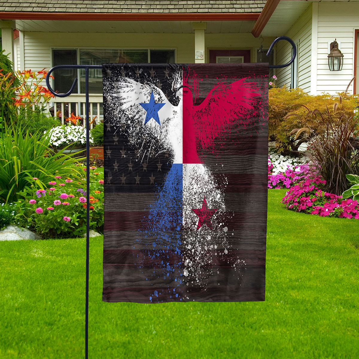 American Flag- Panamanian Flag Panama US Friendship Forever July 4 ...