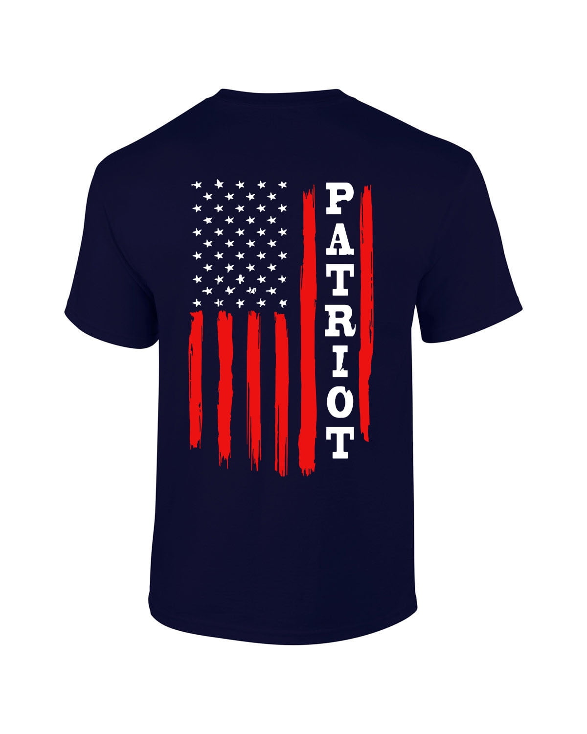 American Flag Patriot Men's Flag Sleeve Patriot Pride Short Sleeve T ...