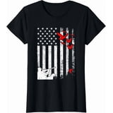 American Flag Patriotic Duck Hunting Waterfowl T-Shirt - Walmart.com