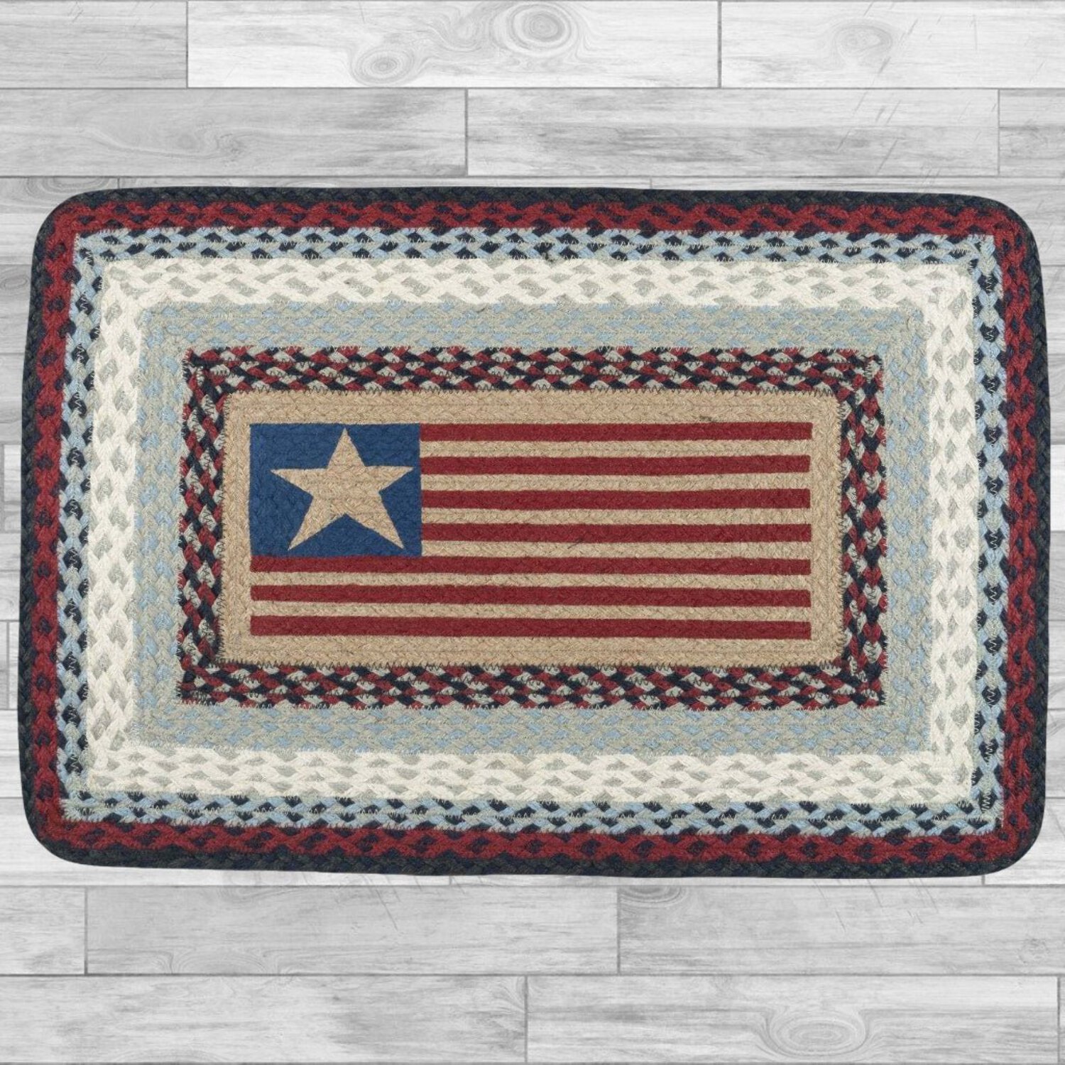 American Flag Patriotic Kitchen Rug - Walmart.com