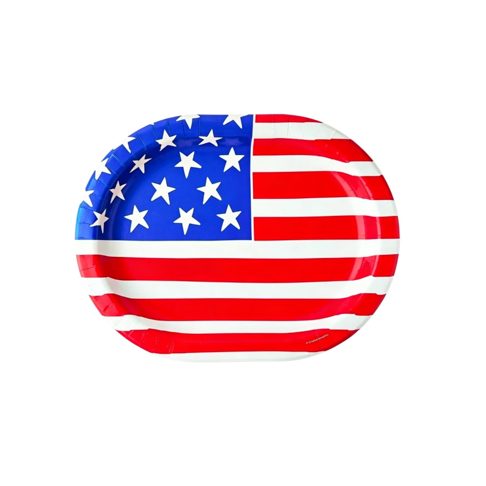 American Flag Patriotic Party Supplies Disposable Paper Plates,4th of ...