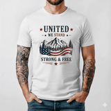 American Flag Patriotic Slogan Casual Style Creative Print Graphic T ...