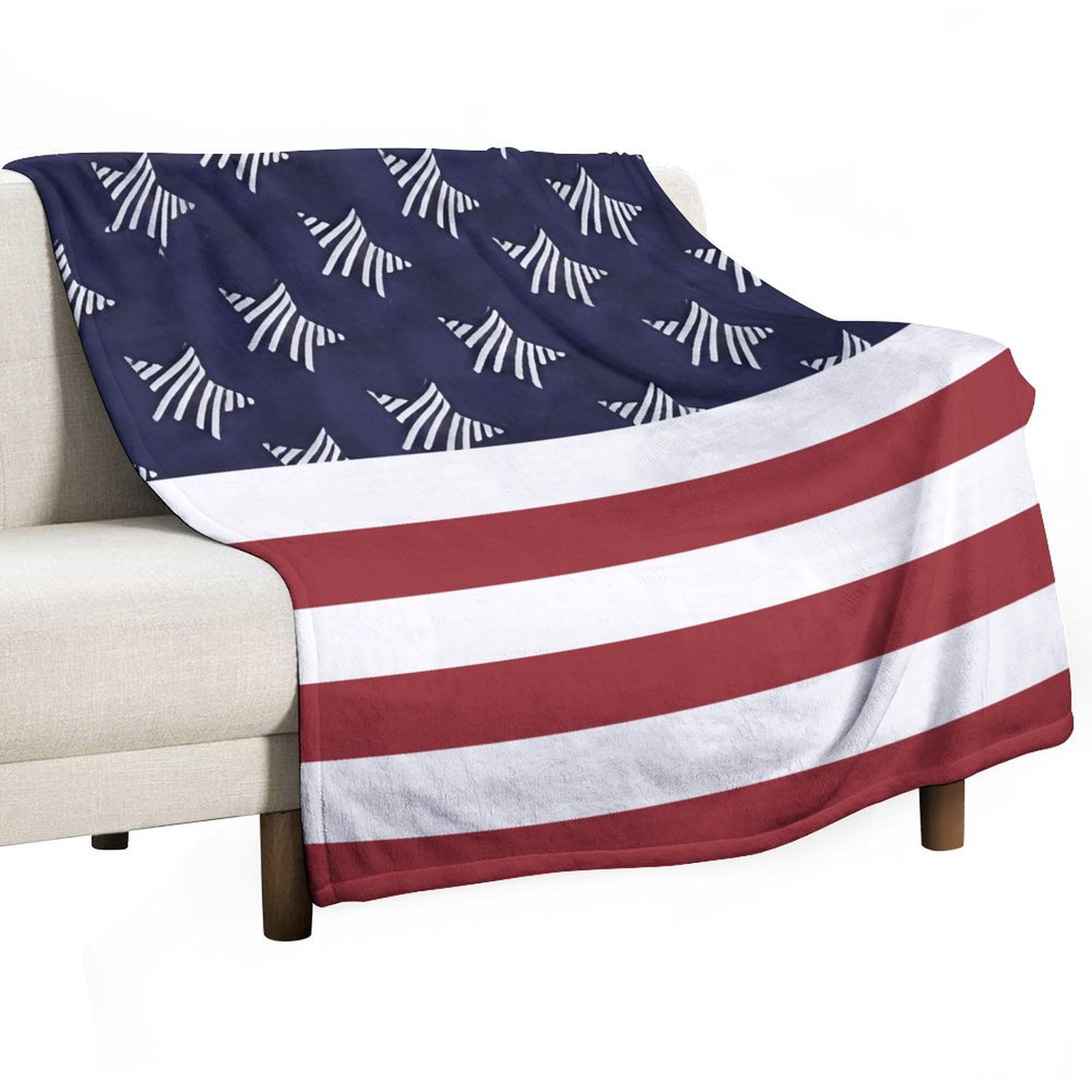 American Flag Pattern Blanket for Bed Throw Blanket for Women, Men And ...