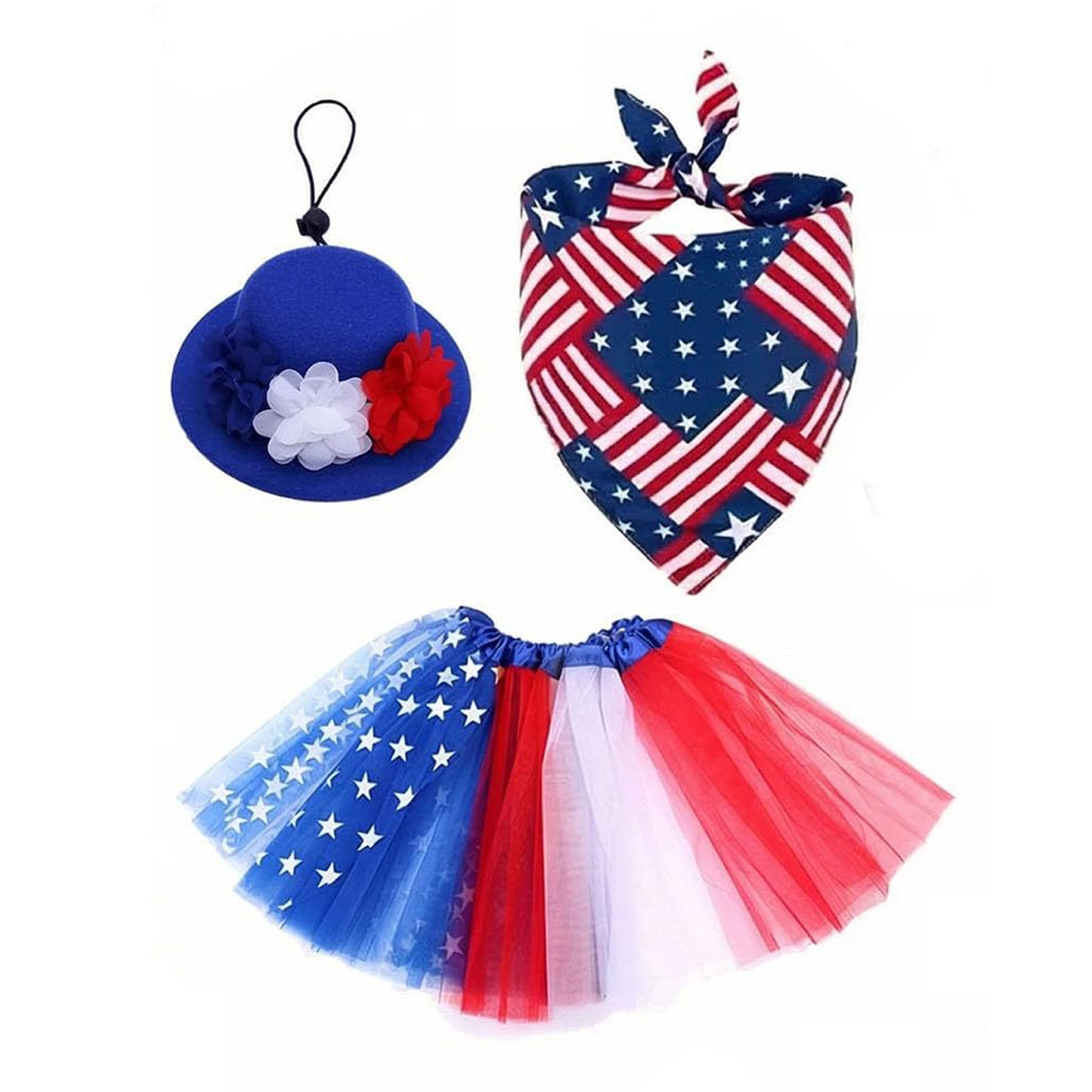 American Flag Pattern Goose Outfit Set for 23 Inch Porch Goose with ...