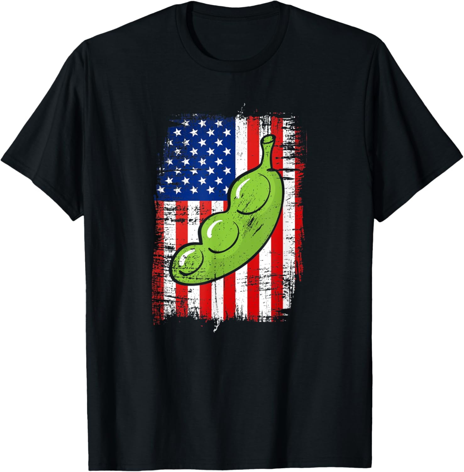American Flag Pea Farmers Pea Whisperer Love Growing Peas T-Shirt ...