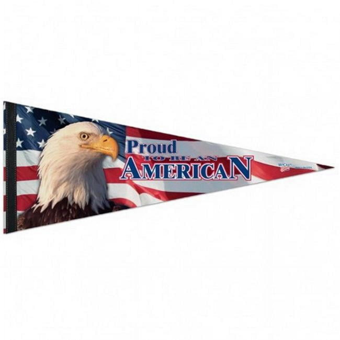 American Flag Pennant - 12"x30" - Proud To Be American - Walmart.com