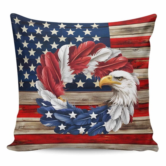 American Flag Pillow Covers 20x20 Inch Decorative Throw Pillow Cover ...