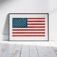 American Flag Poster For Rustic American Wall Decor America Wall Art ...