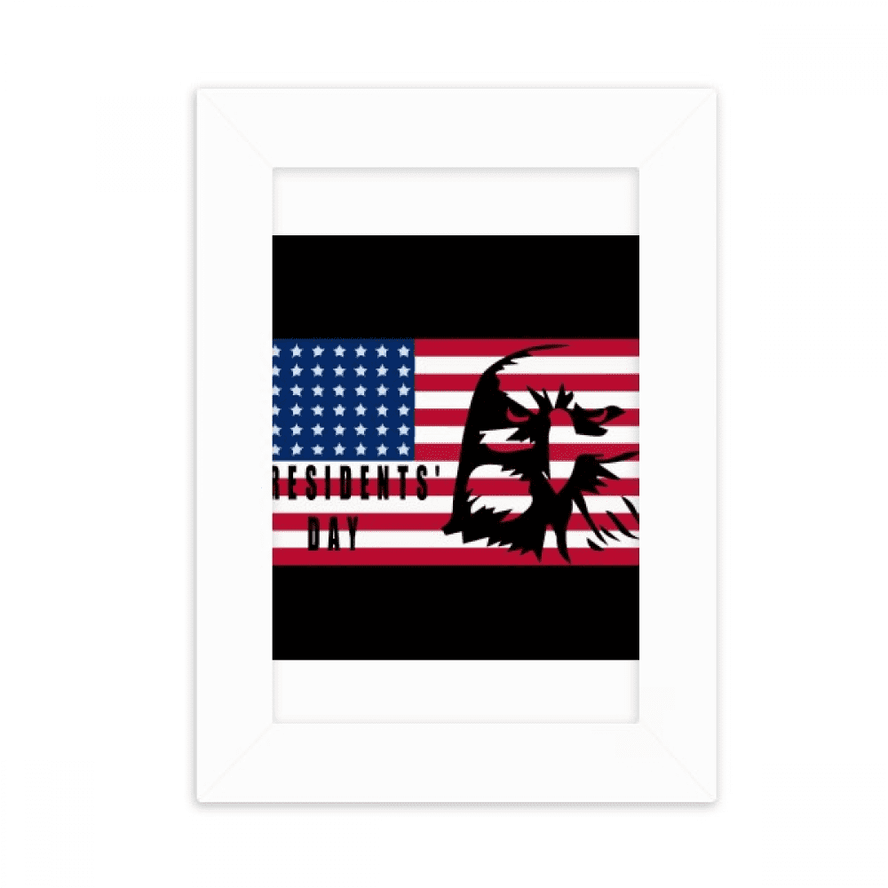 American Flag Presidents Day Brid Desktop Photo Frame Picture Display ...