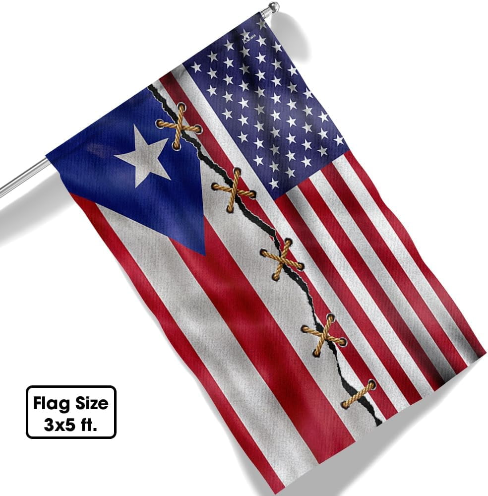 American Flag-Puerto Rico American Flags Patriot America Puerto Rican ...
