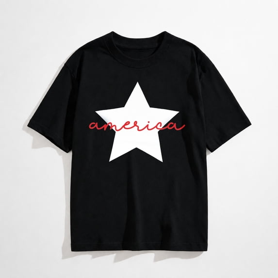 American Flag Shirt Women 4th of July Shirts USA Flag Graphic Patriotic ...