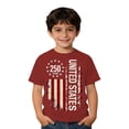 American Flag Shirt for Boys Regular Fit Casual American Flag T-Shirt ...