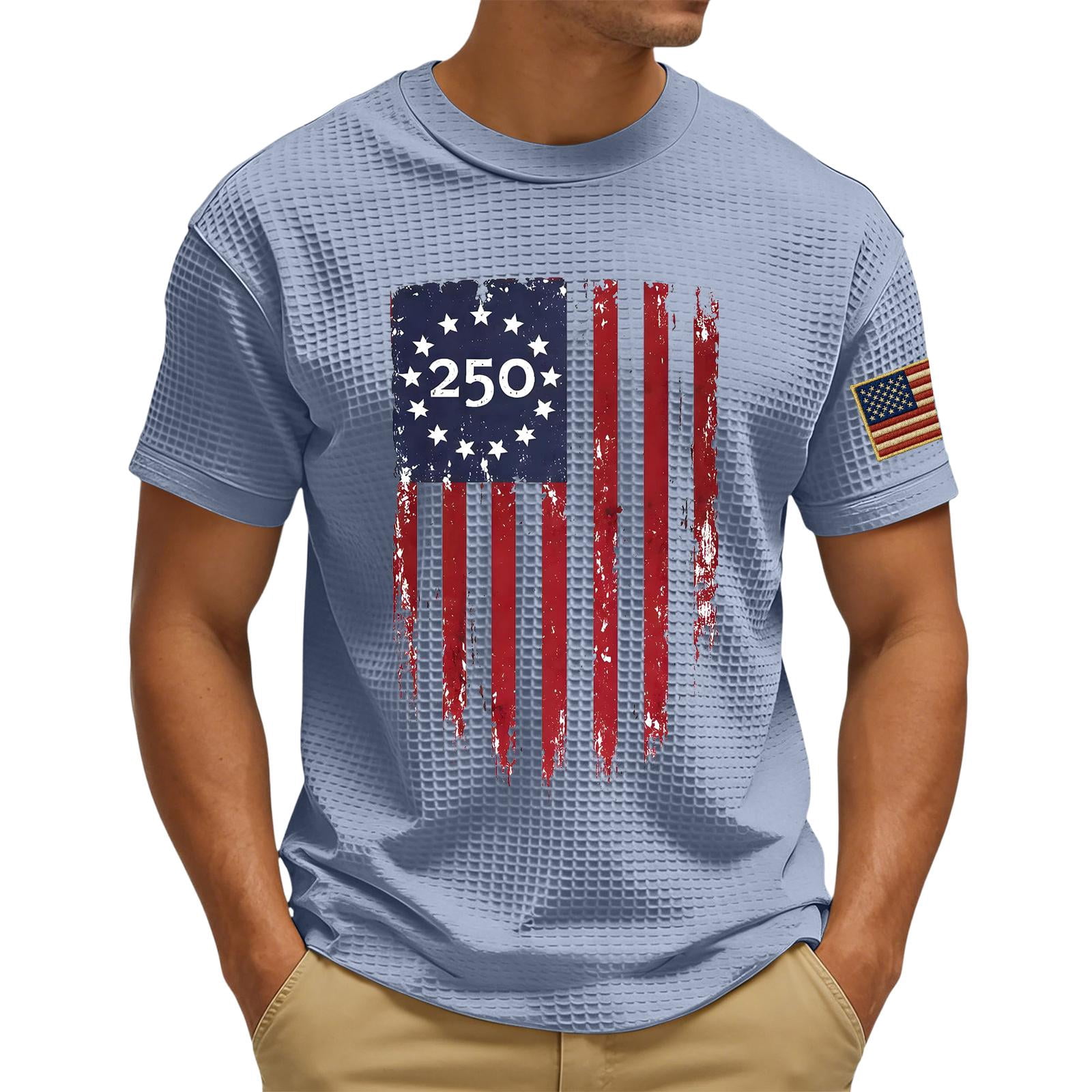 American Flag Shirts for Men USA Air Force T-Shirt Patriotic 4th of ...