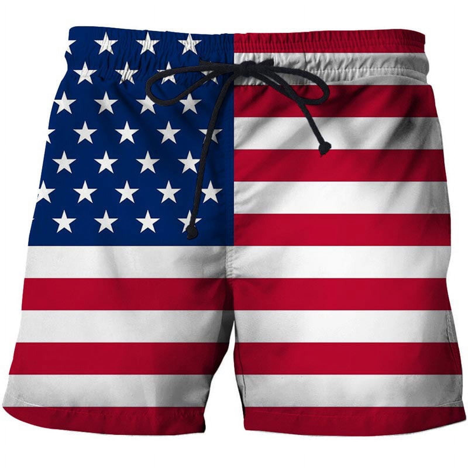 American Flag Shorts Men Women Trendy Oversize Street Sports Outdoor ...