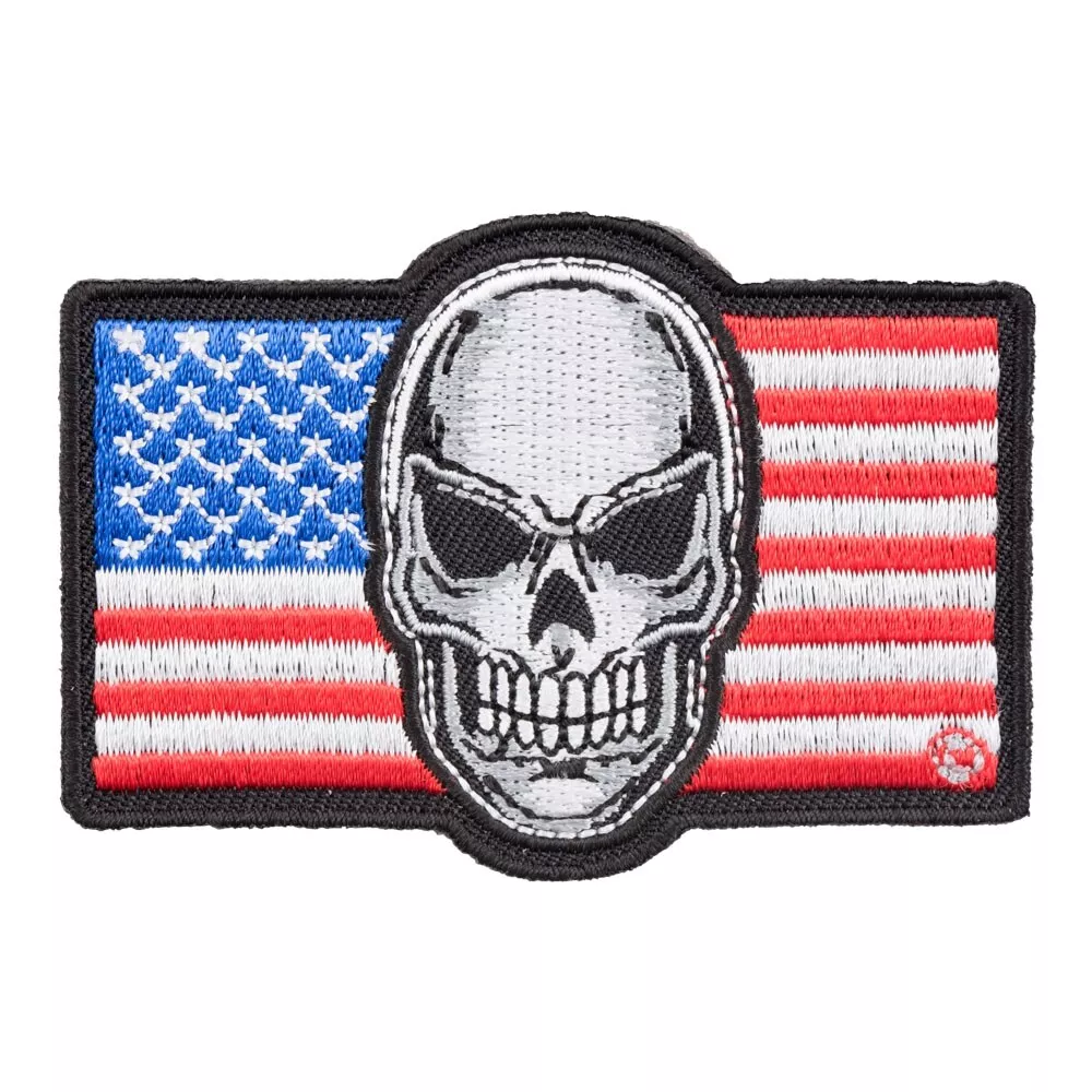 American Flag Skull Patch, Patriotic US Flag Patches - Walmart.com