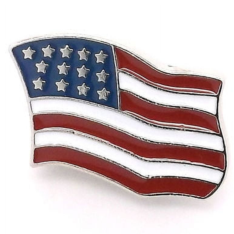 American Flag Snap Cap Concho for Jackets, Purses and Leather 1" Length ...
