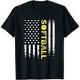 American Flag Softball Team T-Shirt All Size S-5Xl - Walmart.com