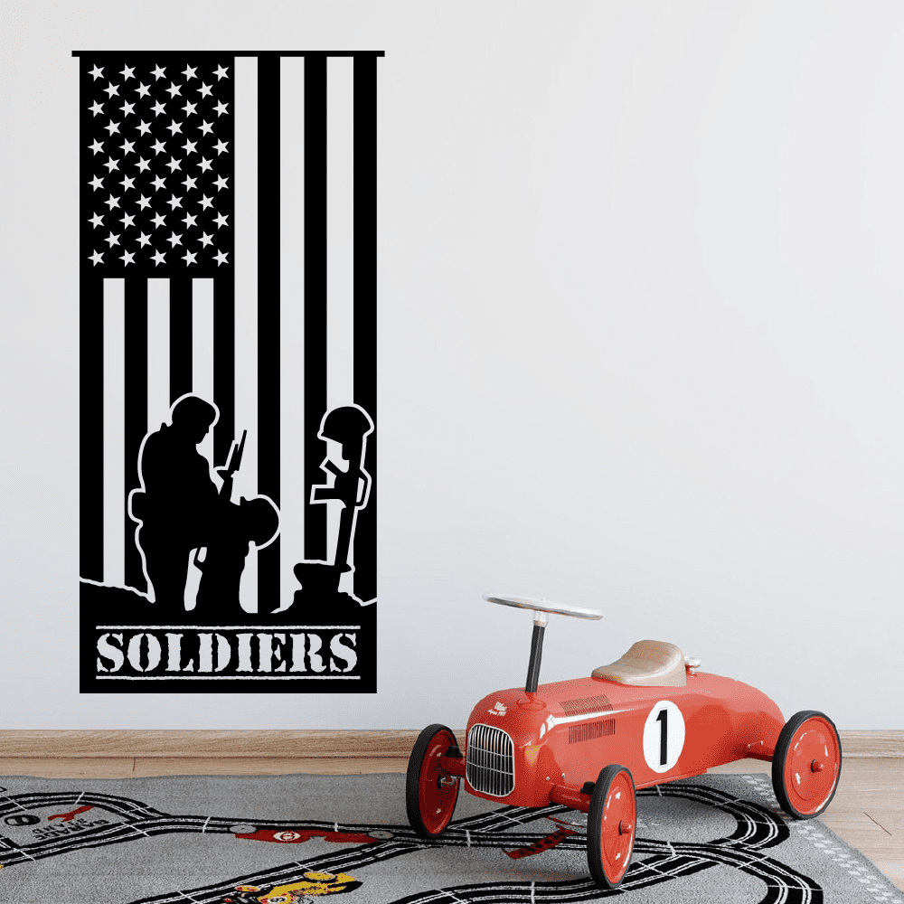 American Flag - Soldiers Soldier Army Military USA U.S.A. Troops ...
