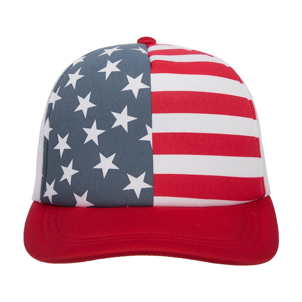 American Flag Split Design Trucker Hat - Walmart.com