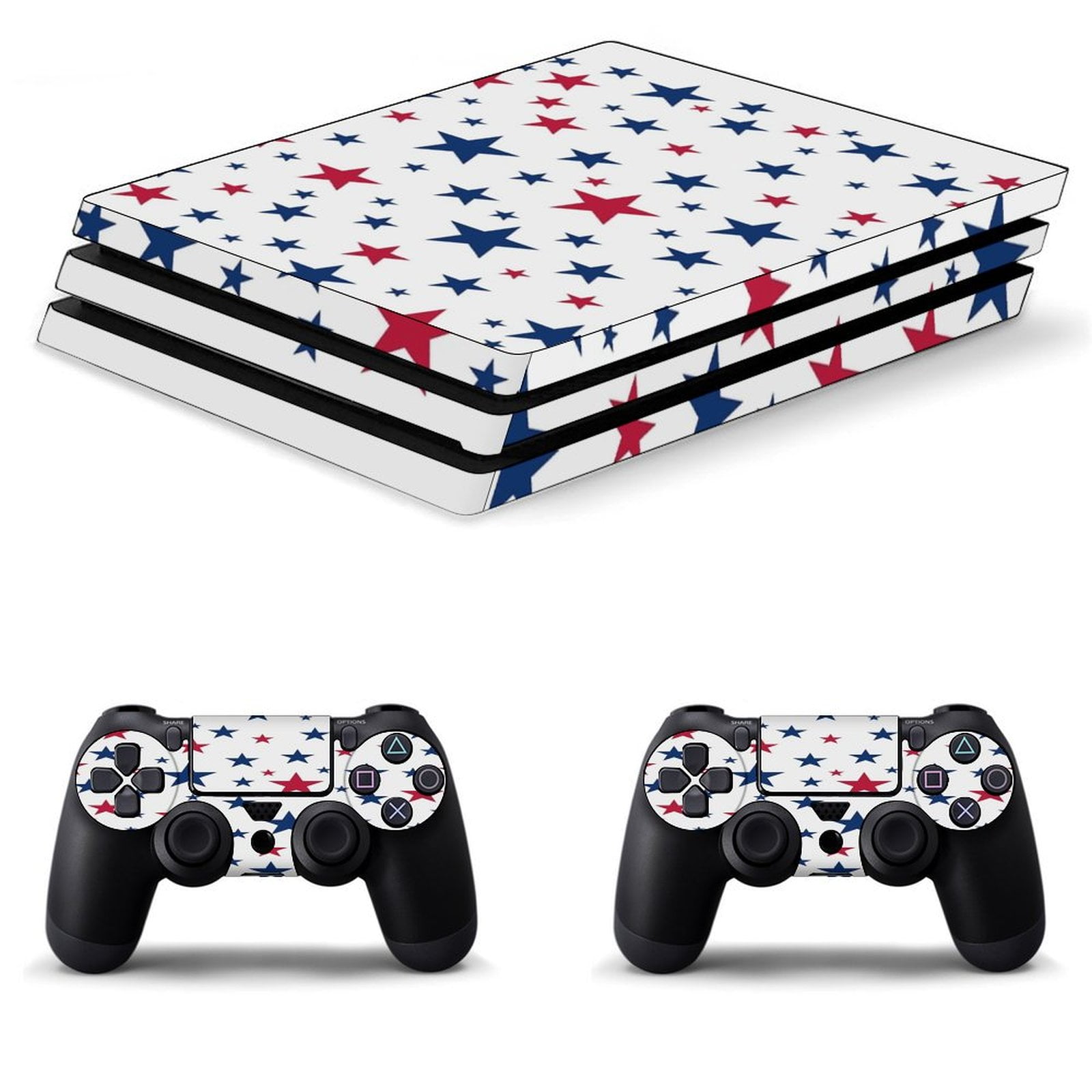 American Flag Star Pattern PS4/PS4 Pro/PS4 Slim Skin Sticker For ...