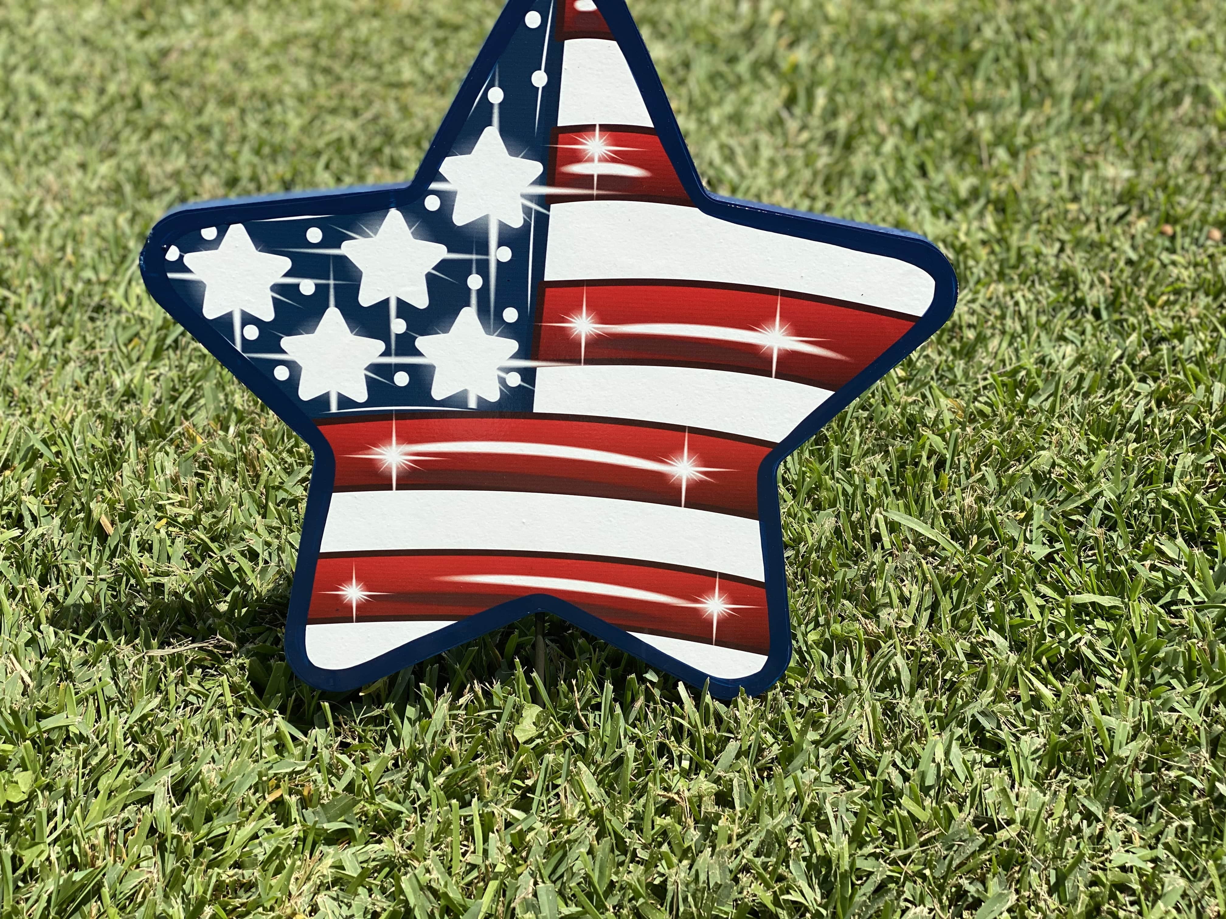 American Flag Star - Walmart.com