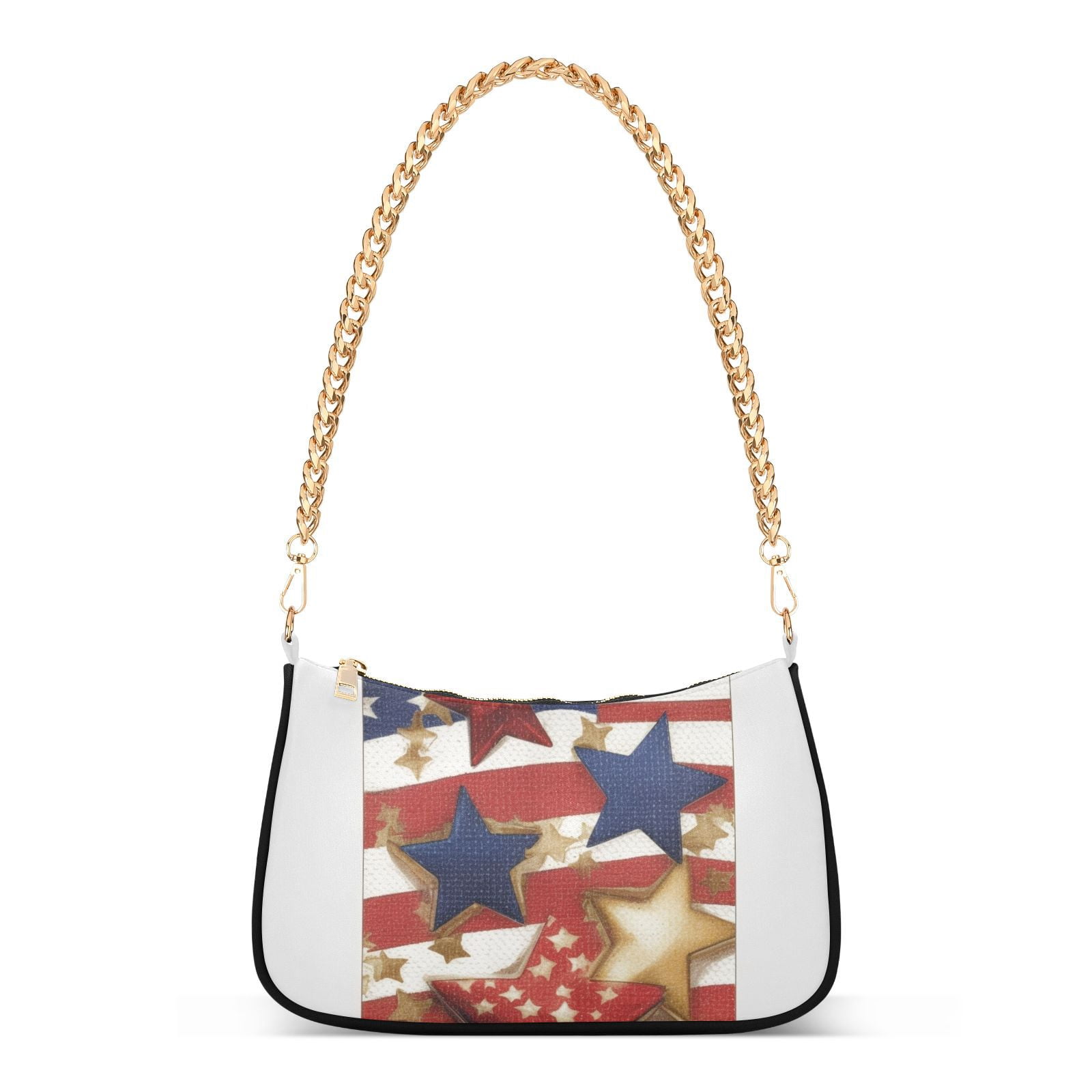 American Flag StarsWomen Small Shoulder Bag Crossbody Tote Hobo Bags ...