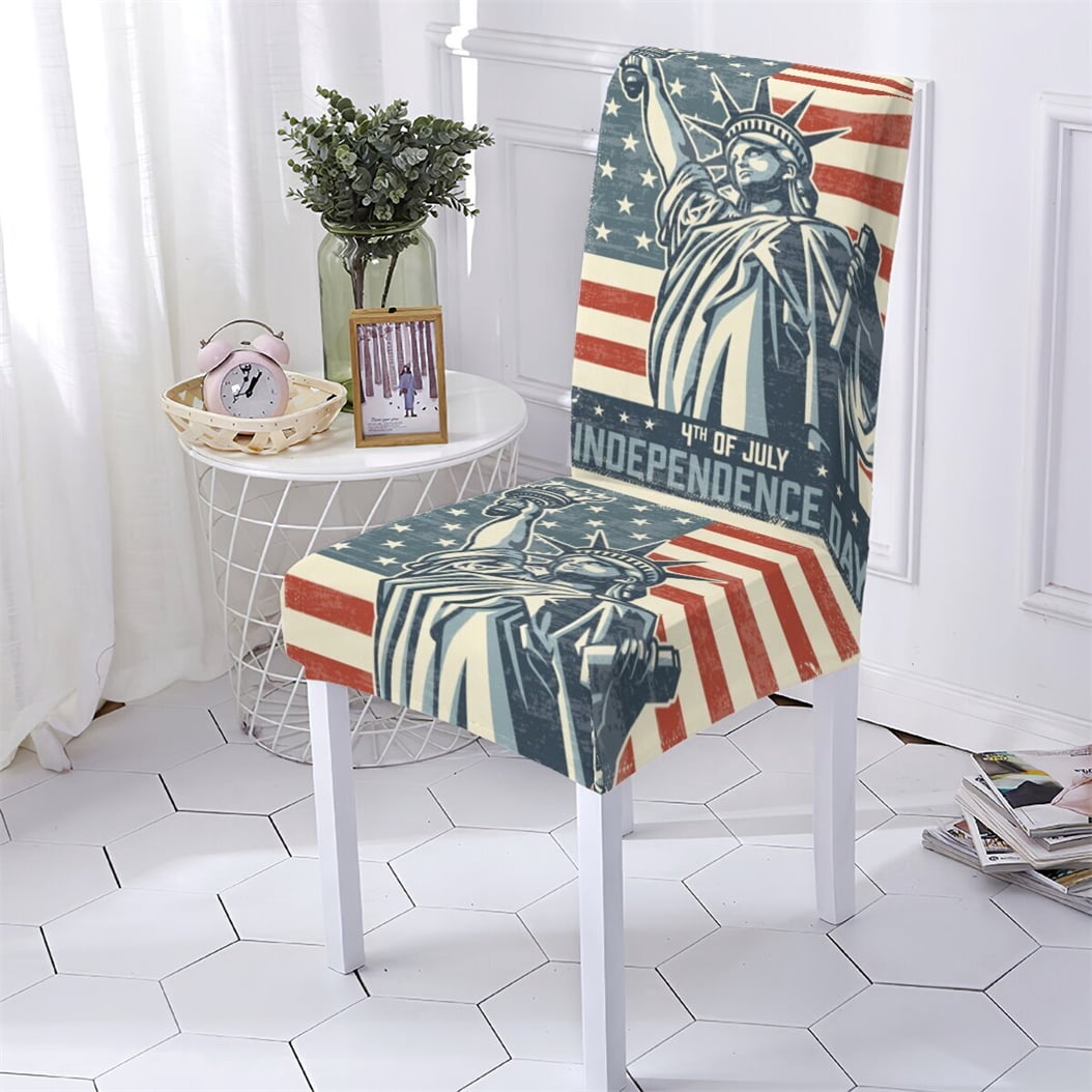 American Flag Style Chairs Covers Furniture Dining Room Chair Cover ...