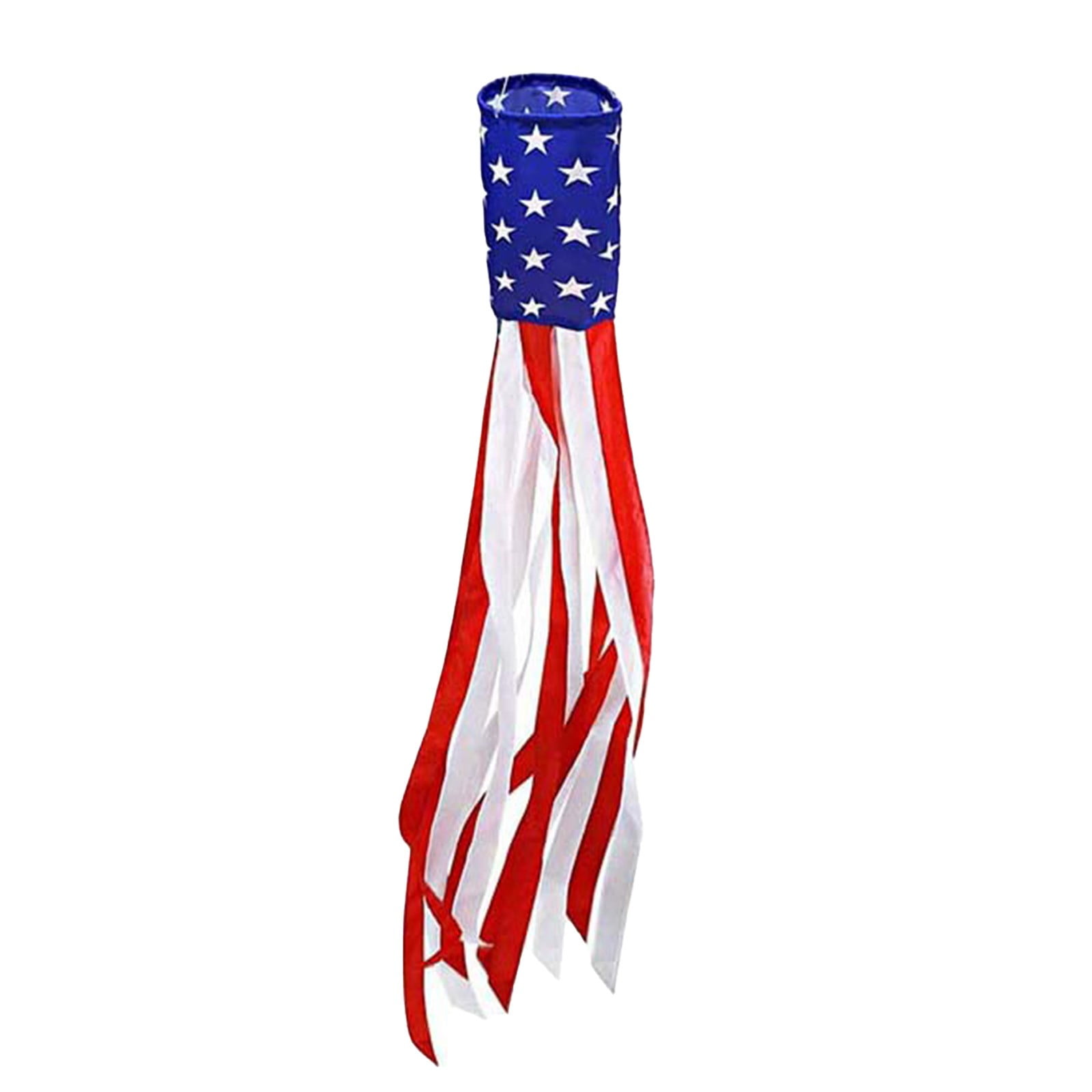 American Flag Style Windbags Patriotic Windsock Embroidered With Stars ...