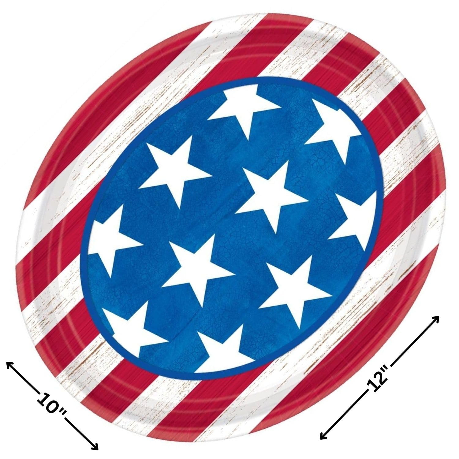 American Flag Styled Plates - Walmart.com