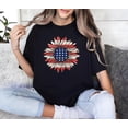 American Flag Sunflower Shirt, 4Th Of July Tee - Walmart.com