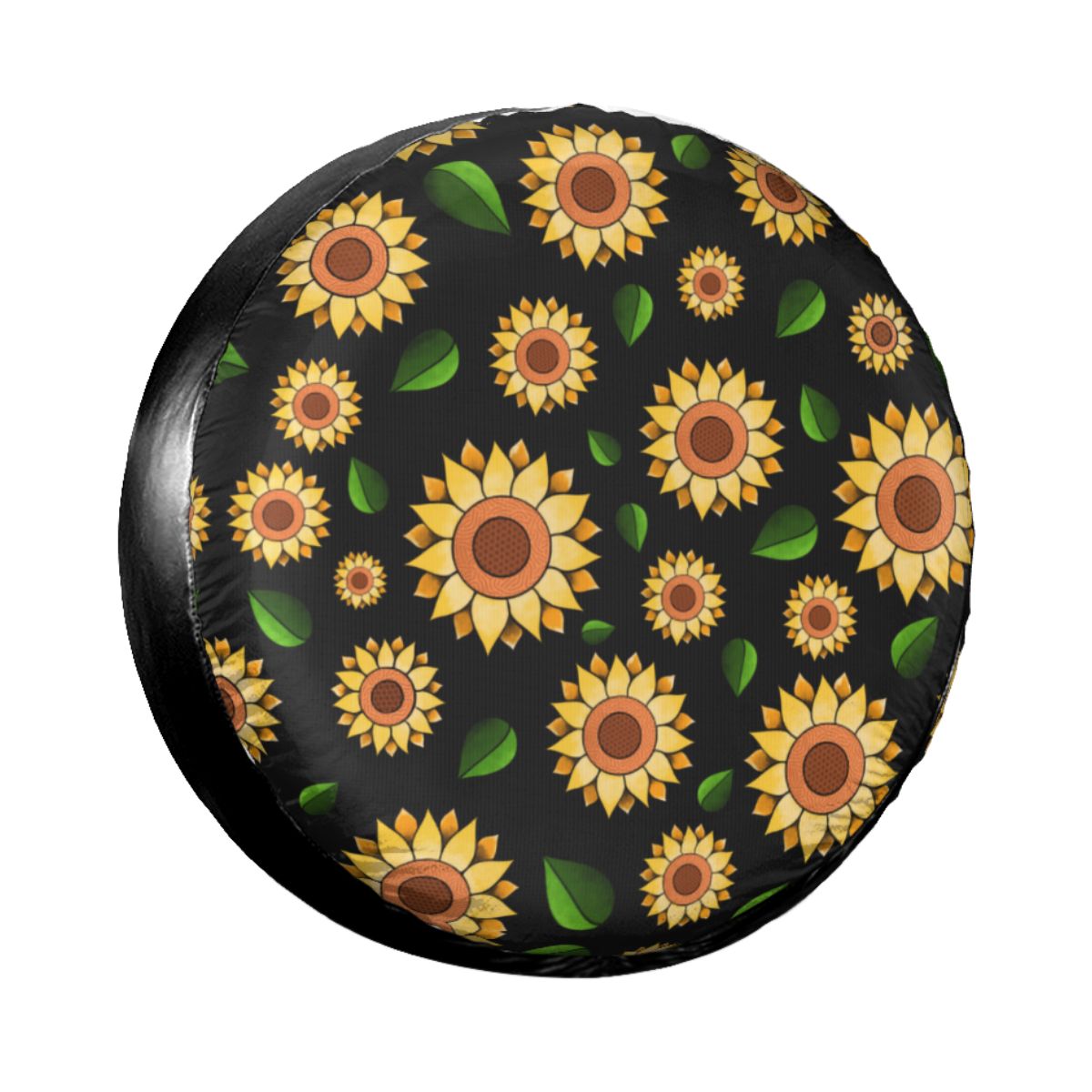 American Flag Sunflower Spare Tire Cover Case for Patriotic Vintage ...