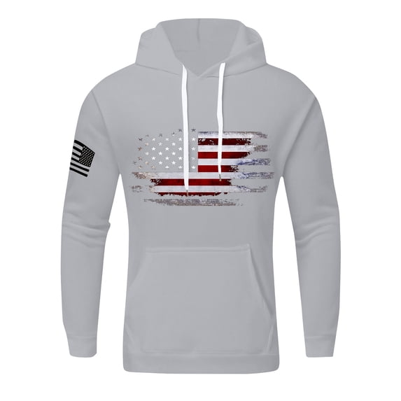 American Flag Sweatshirt Men Mens Hooded Sweatshirts Pullover Graphic ...