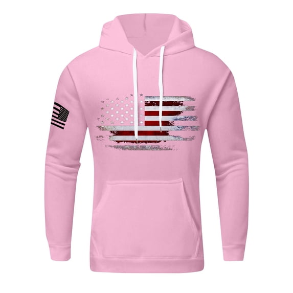 American Flag Sweatshirt Men Mens Hooded Sweatshirts Pullover Graphic ...