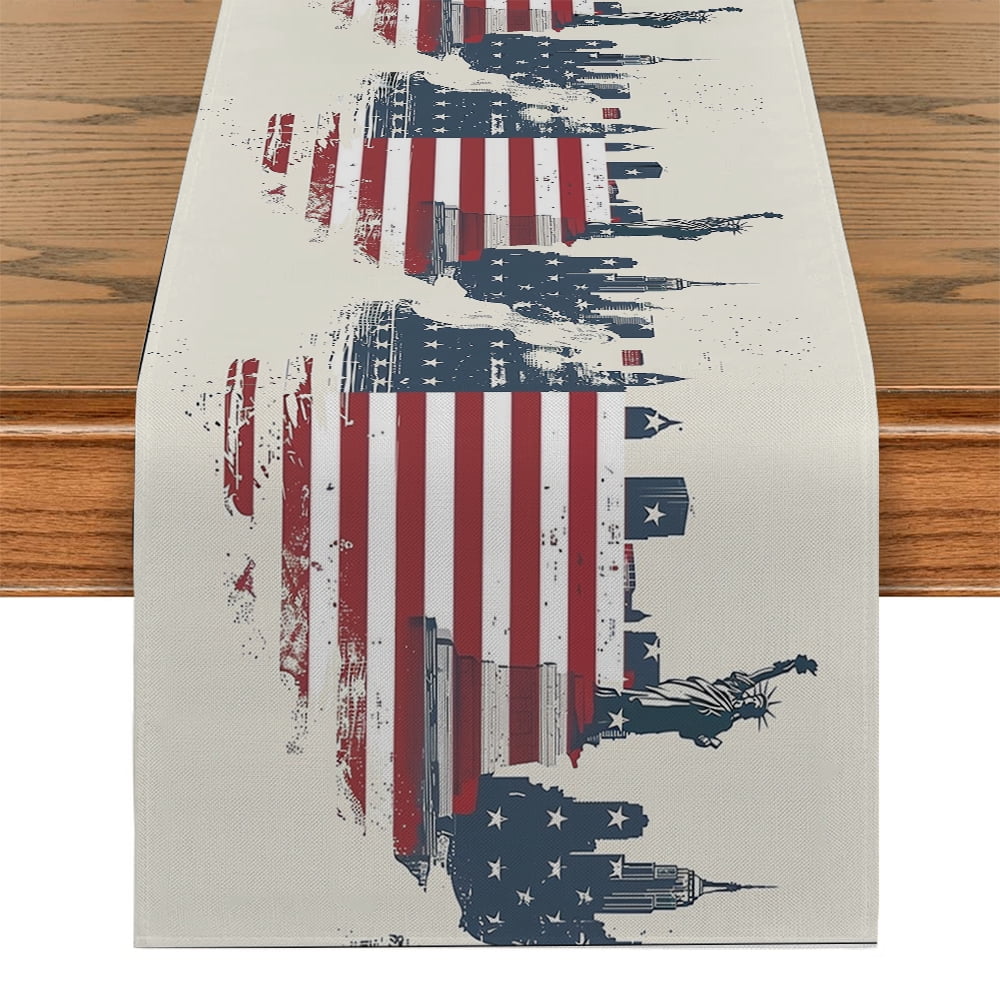 American Flag Table Runners for Dining Table ration & Accessories ...
