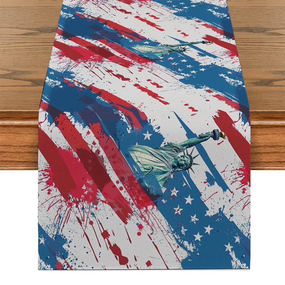 American Flag Table Runners for Dining Table ration & Accessories ...
