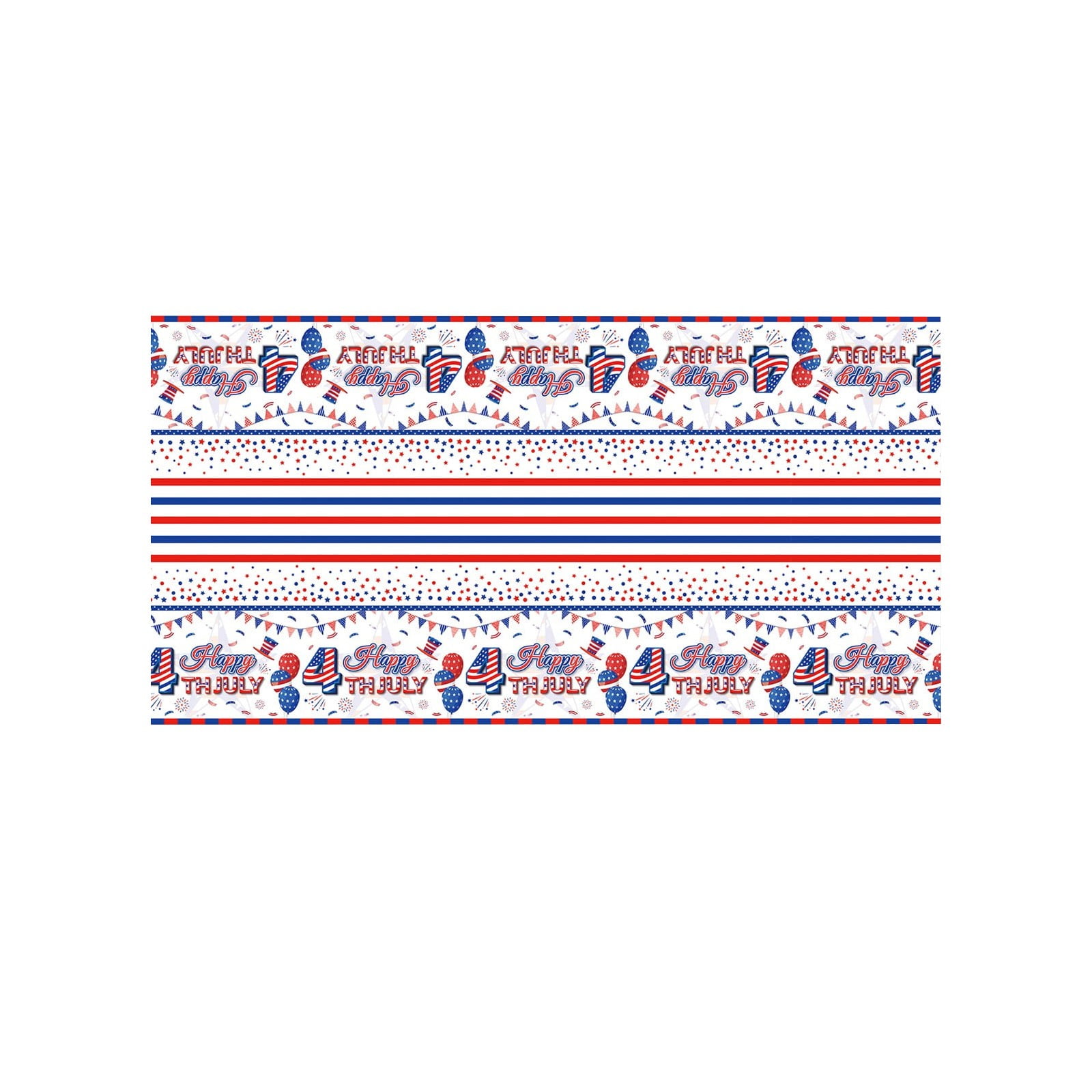 American Flag Tablecloth 54x108 Inch, Waterproof Red White Blue Stripe ...