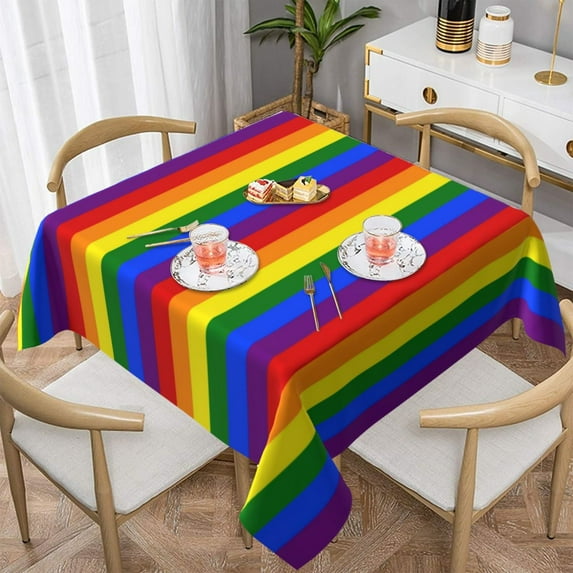 American Flag Tablecloth Patriotic White Stars Print ration Desk Table ...