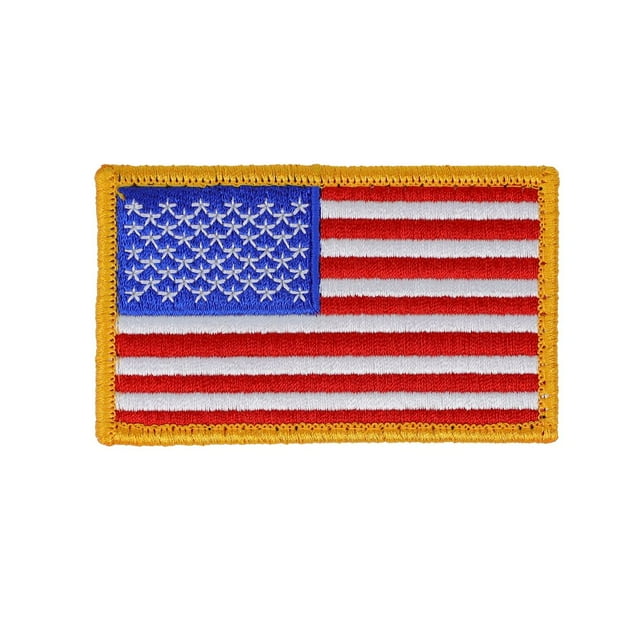 American Flag Tactical Patch TPR Morale Patch USA Embroidered Hook-N ...