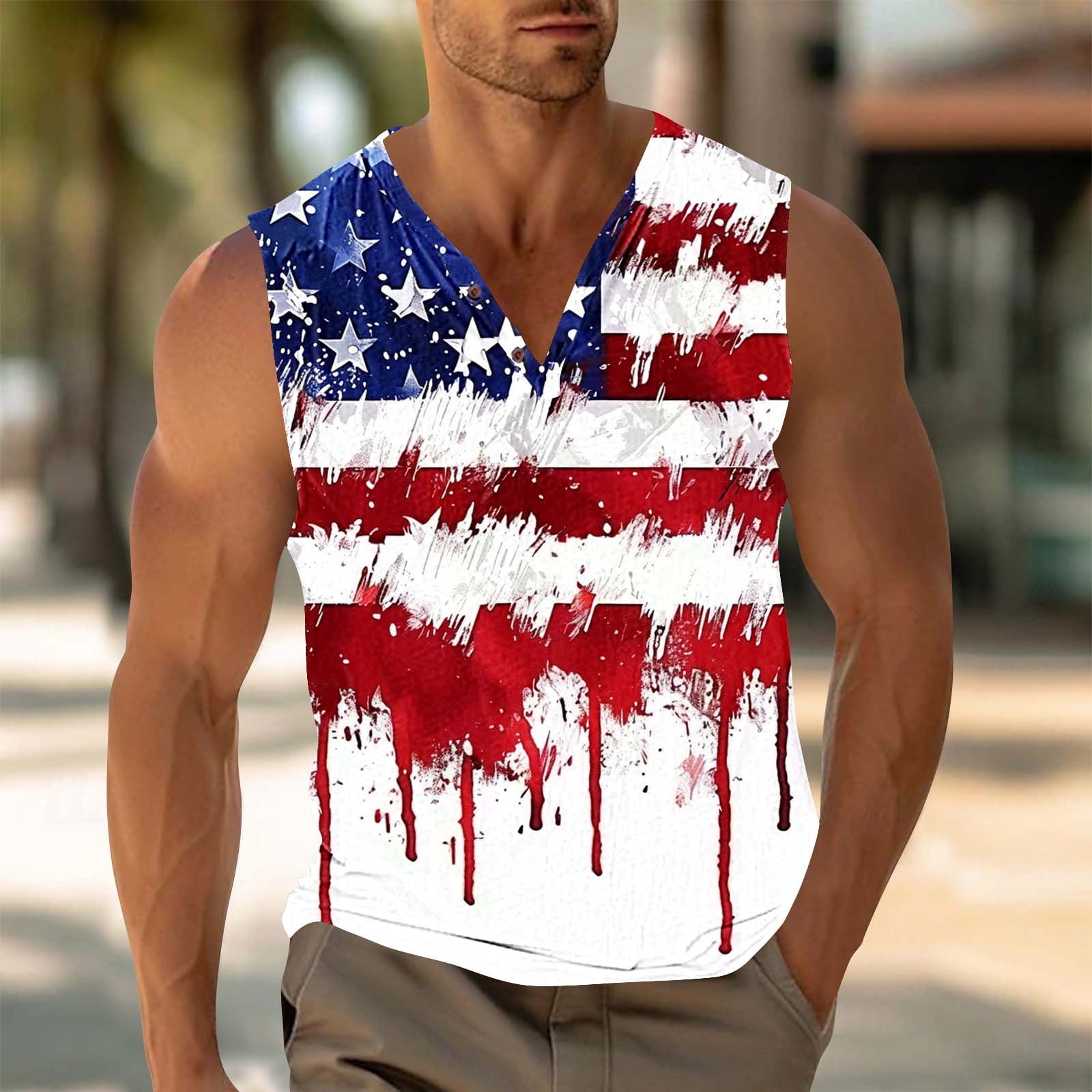 American Flag Tank Men 4th of July Tank American Flag Tanks for Men ...