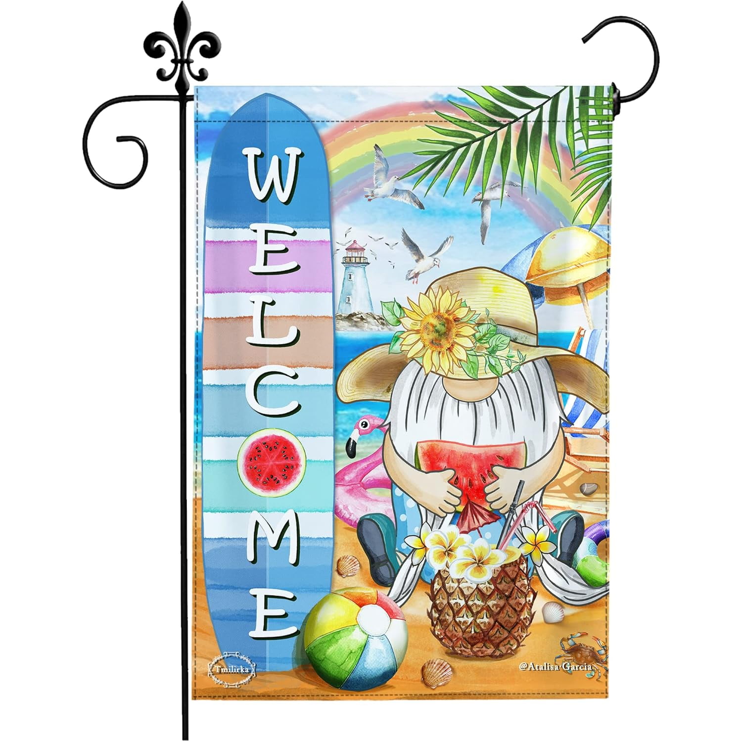 American Flag-Texas Flag State Of Mind, House Flag (12x18 Inch)-USA ...