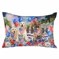 American Flag Throw Pillow Cover 12 x 20 Inch Decorative Pillow Cover ...