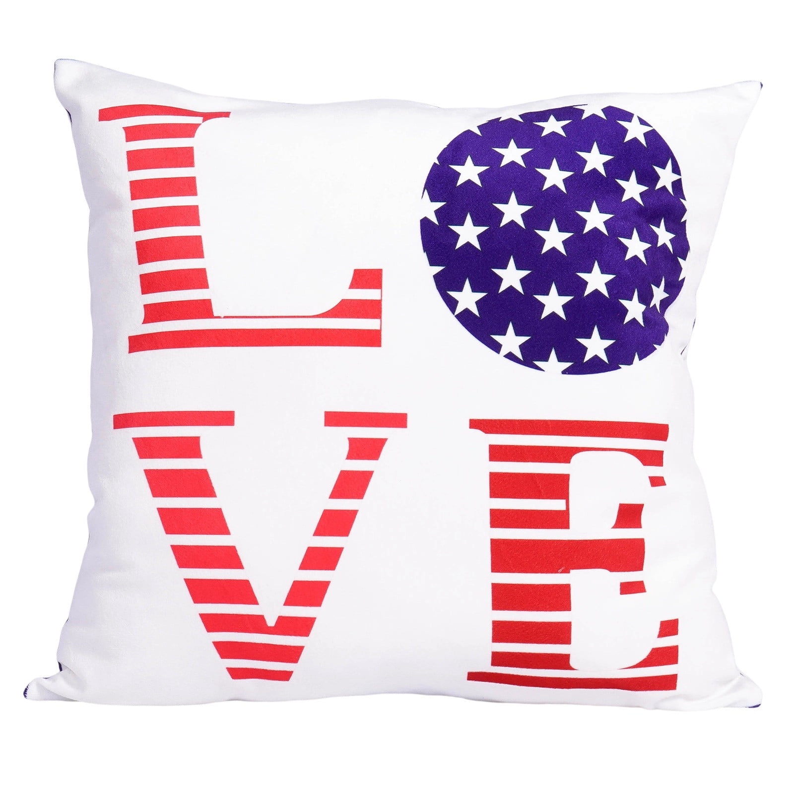 American Flag Throw Pillow Covers 13.78x13.78 Inch Patriotic Pillow ...
