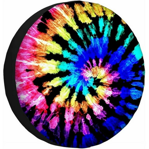 American Flag Tire Covers for Trailers Vintage Black Blue Thin Line ...