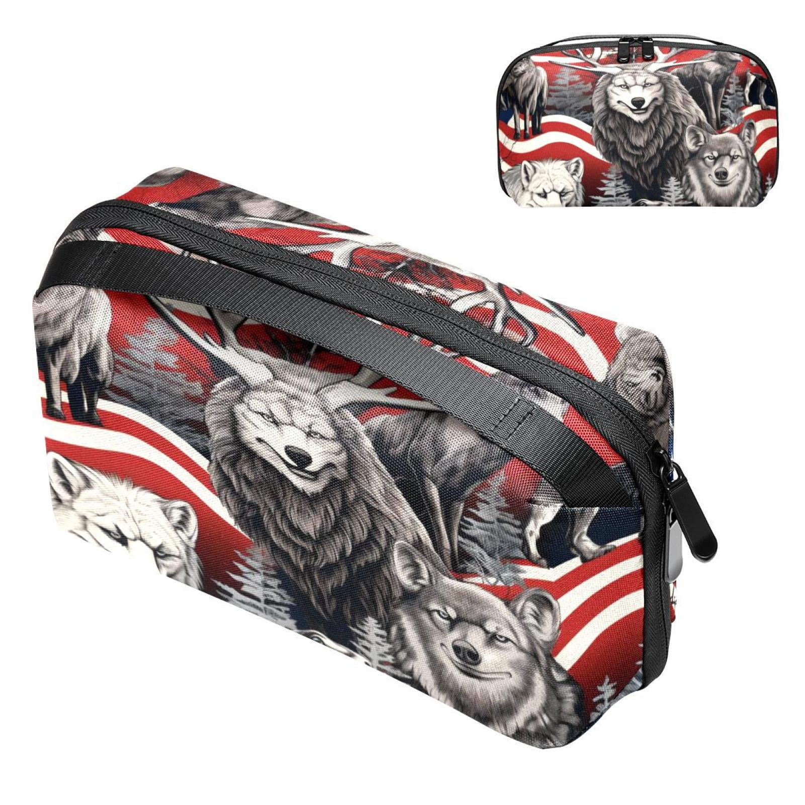 American Flag Travel Organizer, Cable Organizer, Charging Cord ...
