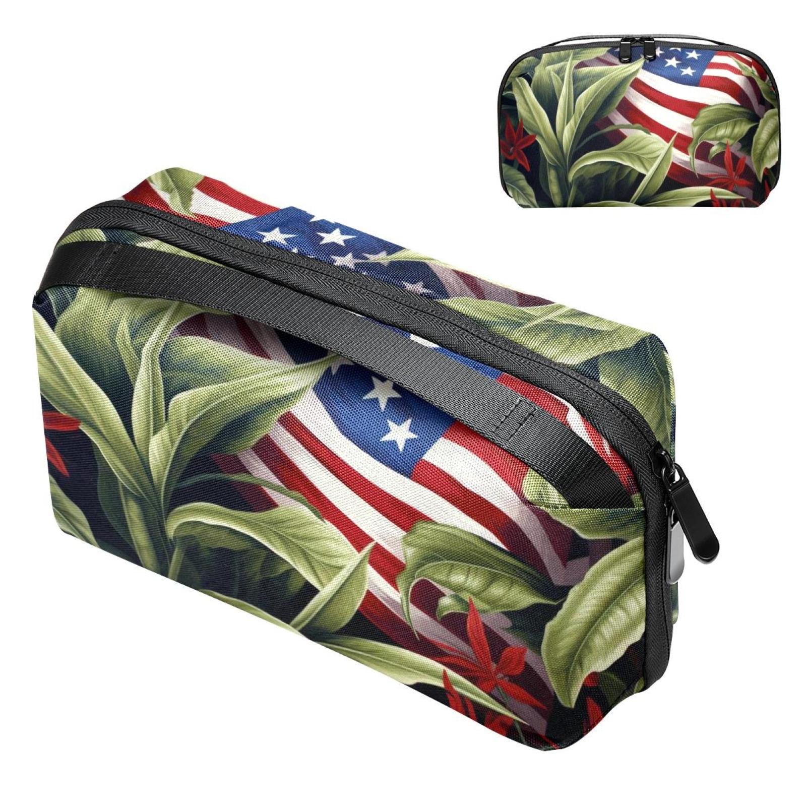 American Flag Travel Organizer Hard Drive Bags Cable Organizer Multi ...